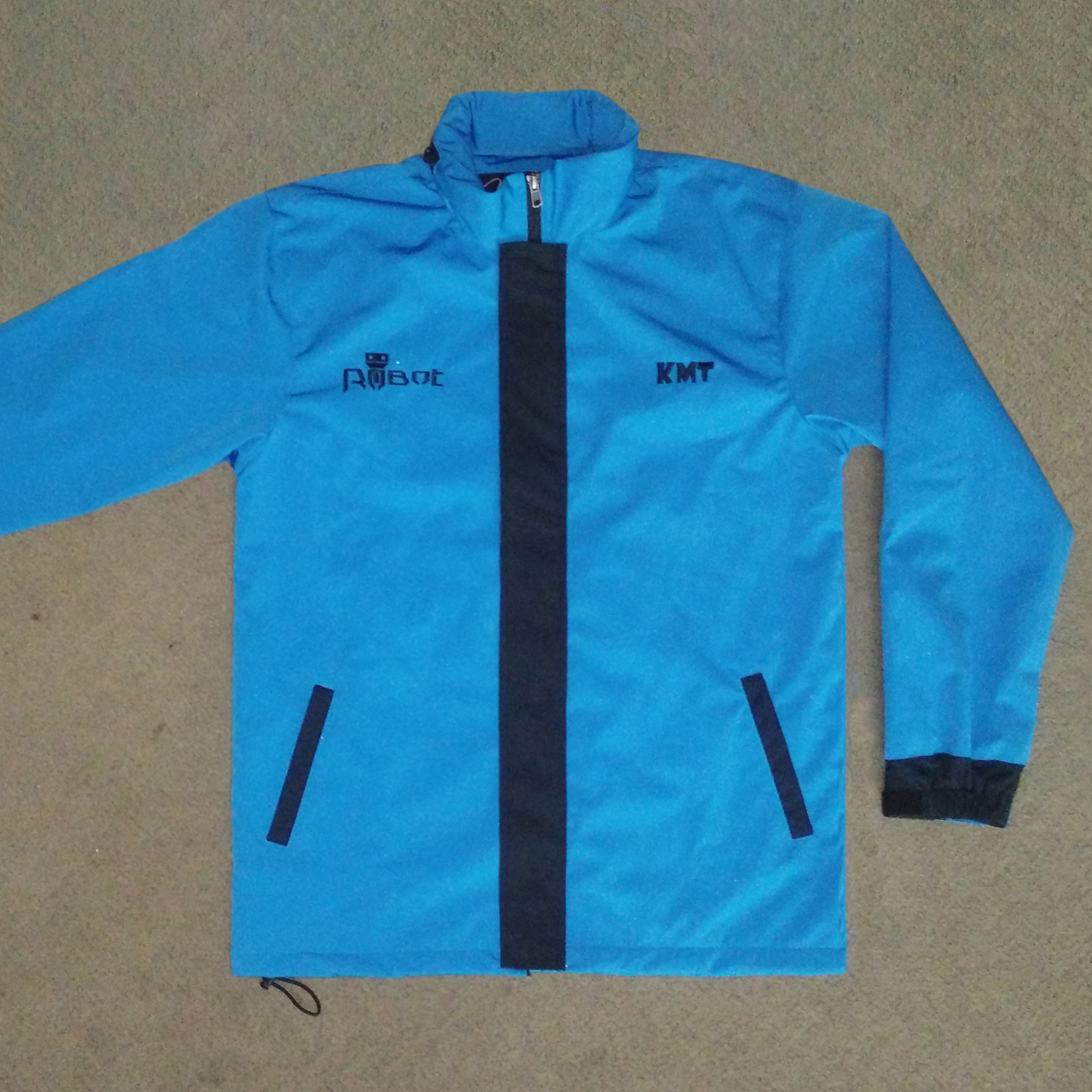 Jaket Hoodie Taslan Waterproof, Robot - Kips Style