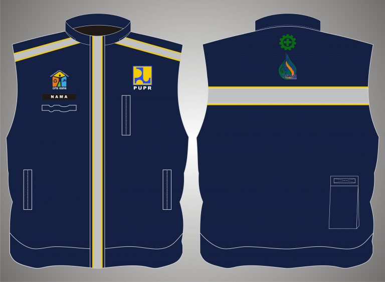 Rompi Hoodie PUPR, Rompi Lapangan WP - Kips Style