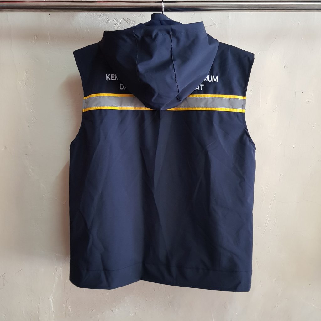 Rompi Hoodie WP PUPR, Seragam Rompi Lapangan - Kips Style