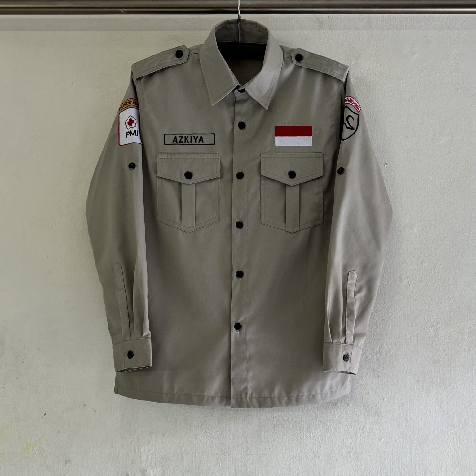 Kemeja PMR SMAN 24, Seragam Kemeja PDH-PDL - Kips Style